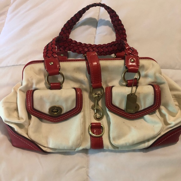 Coach | Bags | Coach Purse Daphne Satchel Canvas | Poshmark